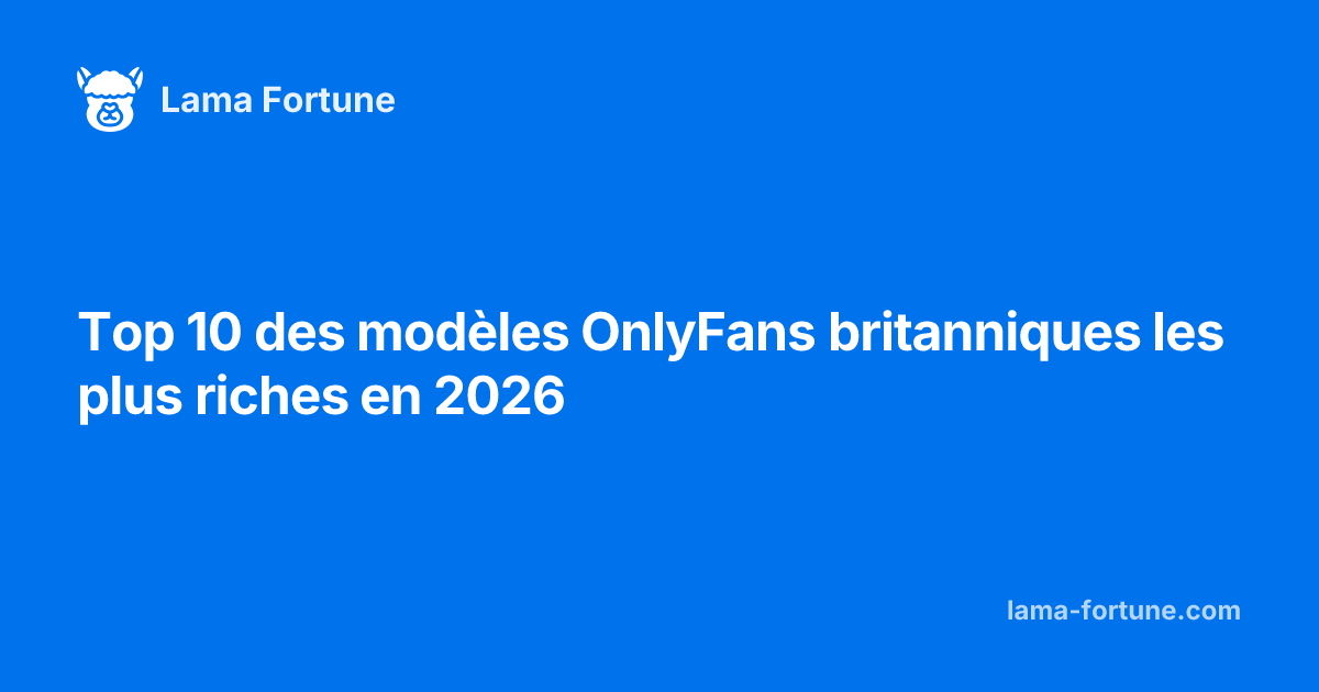 Top 10 richest UK OnlyFans creators in 2026: net worth ranking